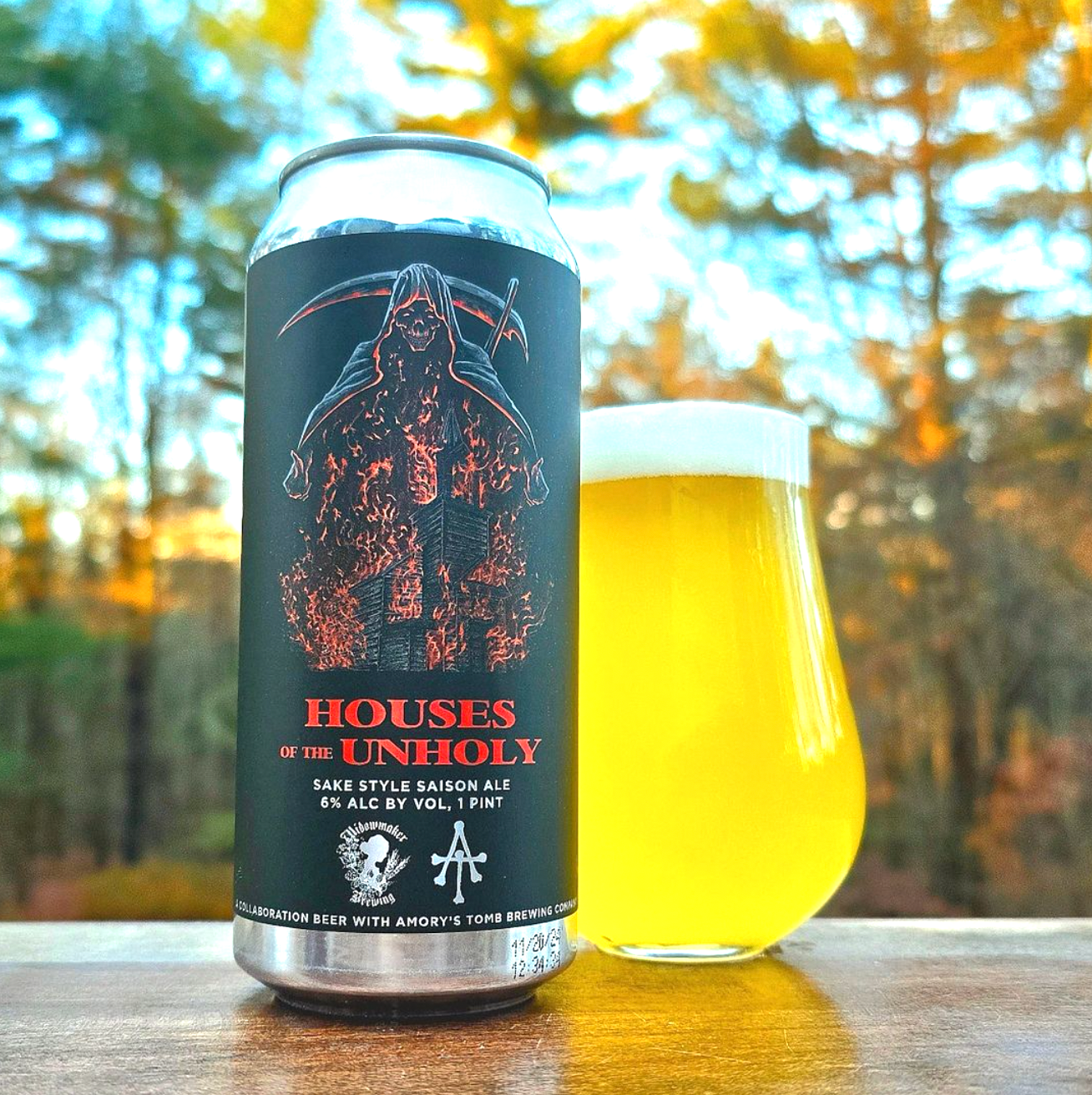4pk Houses Of The Unholy Saison | Widowmaker Brewing Co.