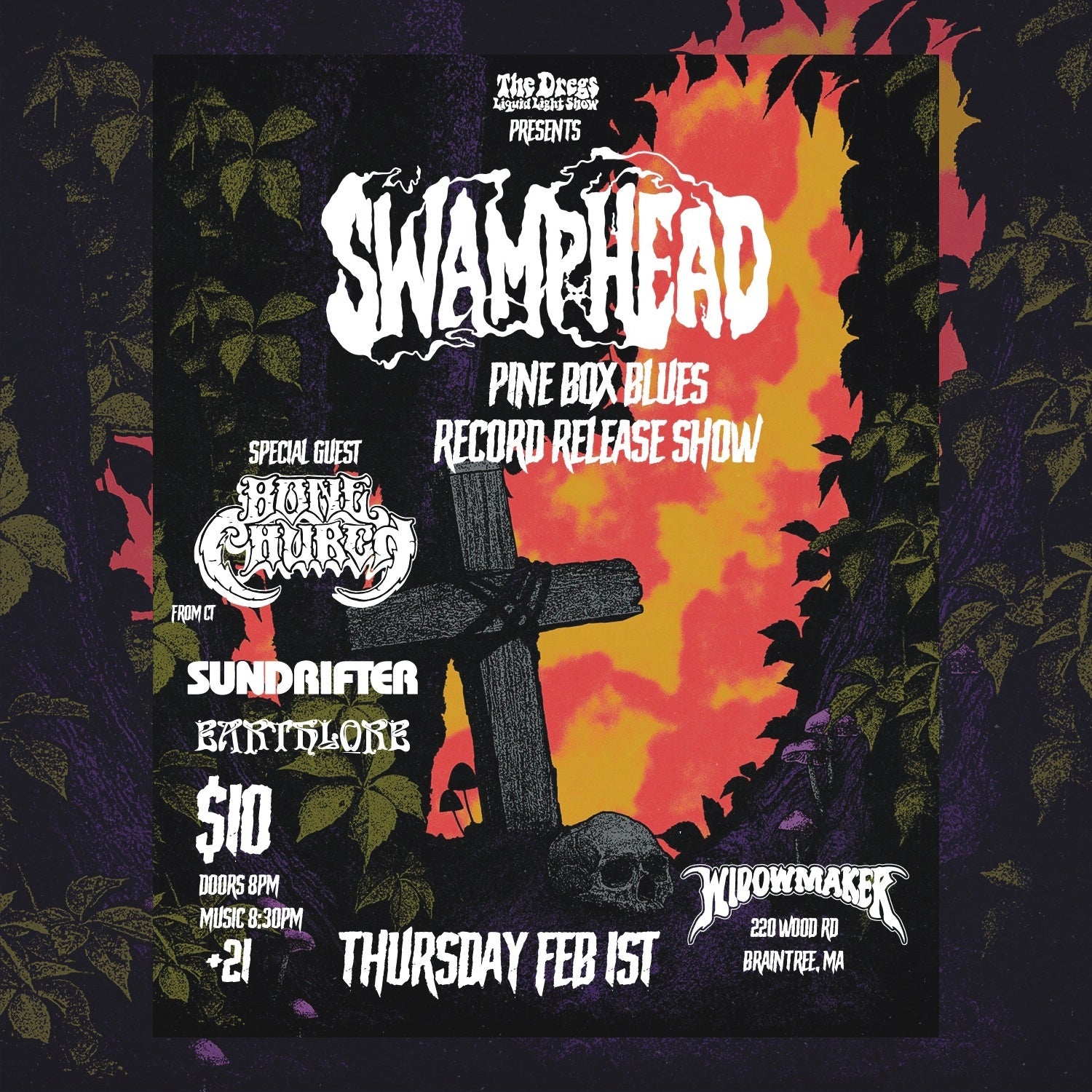Swamphead Record Release Show Ticket | Widowmaker Brewing Co.