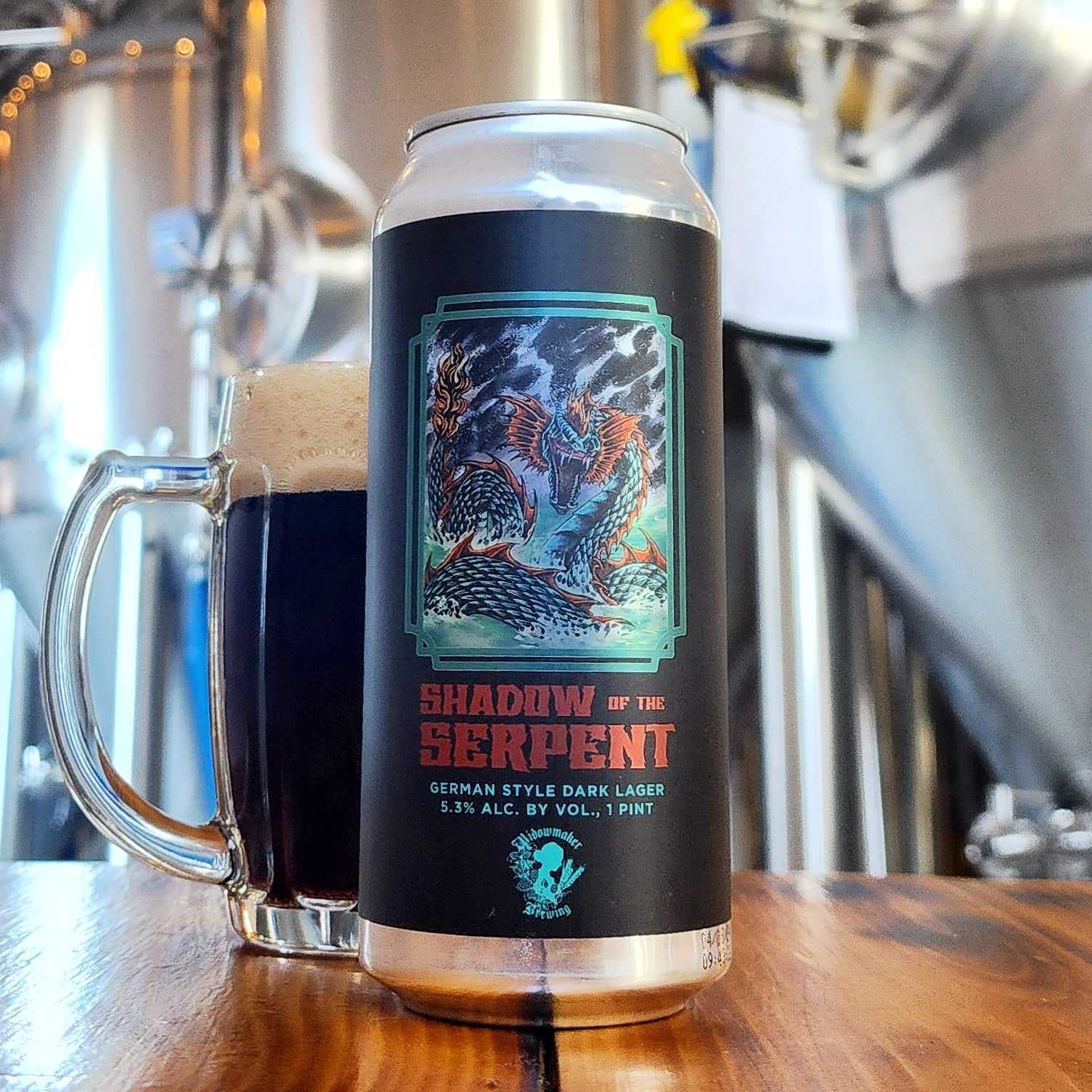 4pk Shadow of the Serpent Dark Lager | Widowmaker Brewing Co.