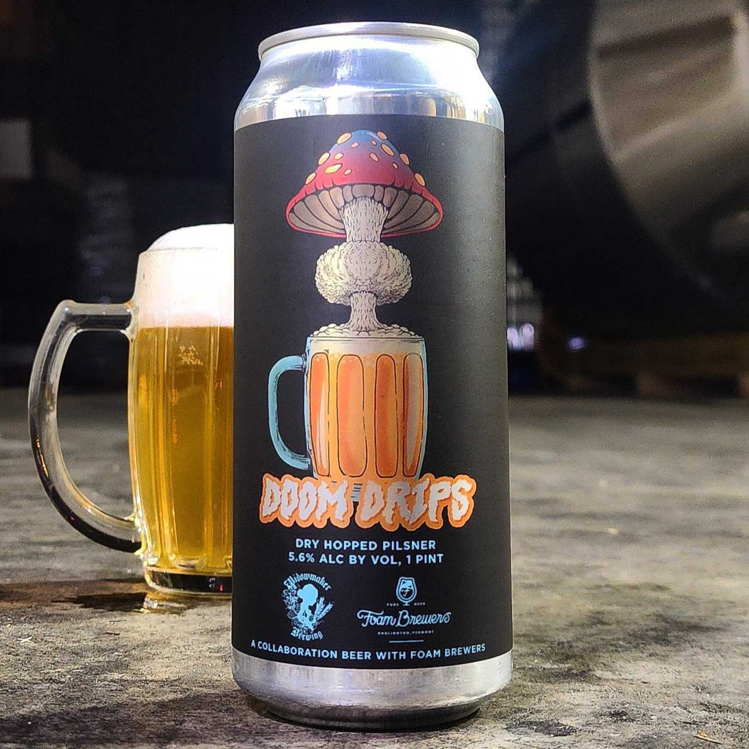 4pk Doom Drips Pilsner | Widowmaker Brewing Co.