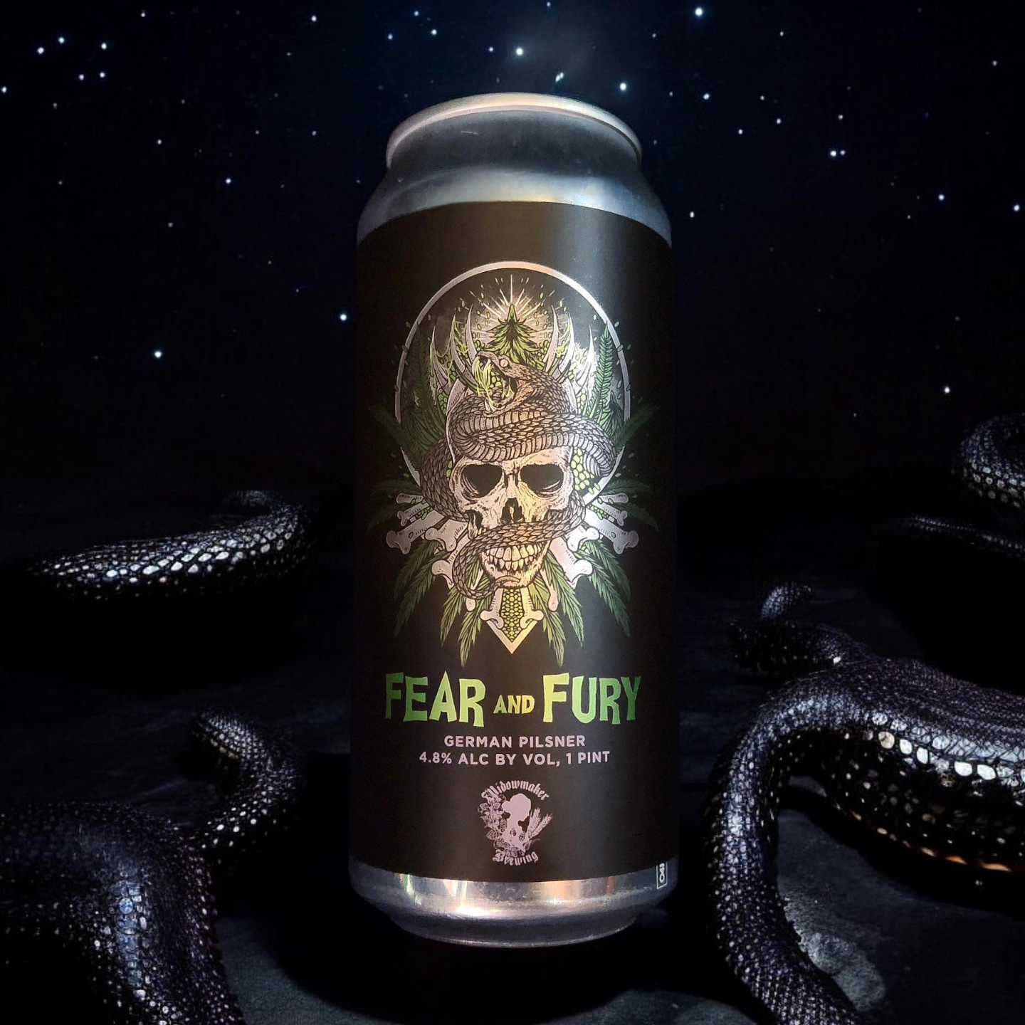 4pk Fear And Fury German Style Pilsner | Widowmaker Brewing Co.