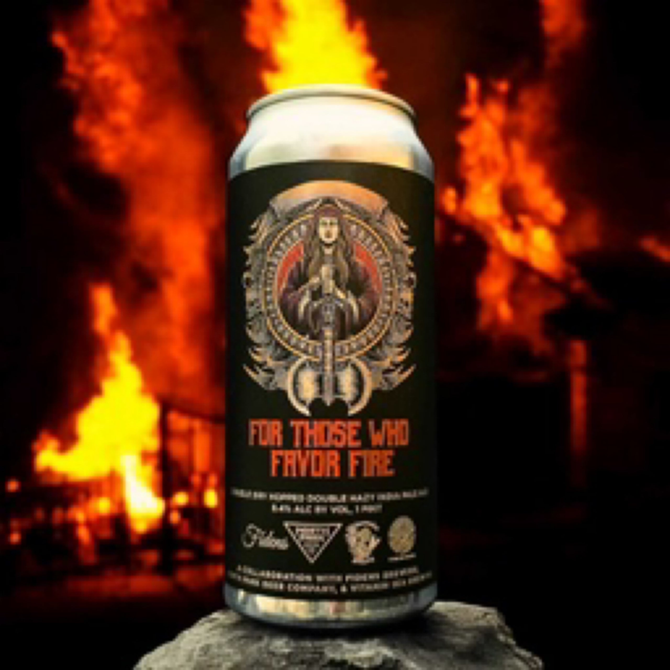 4pk For Those Who Favor Fire DDH DIPA | Widowmaker Brewing Co.