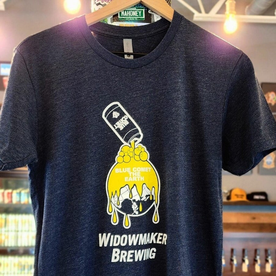Blue Comet the World Tee | Widowmaker Brewing Co.